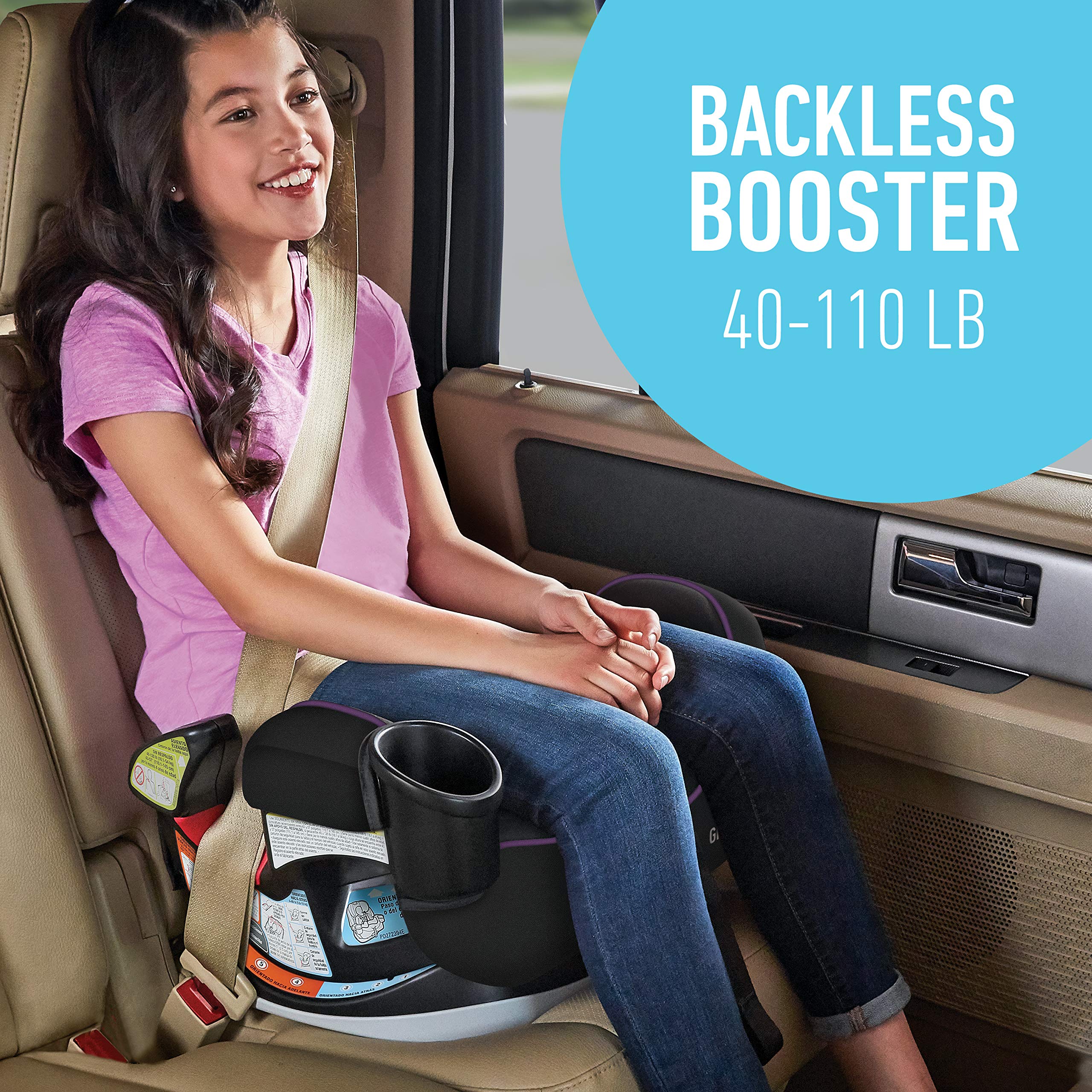 Graco Grows4Me 4 in 1 Car Seat, Infant to Toddler Car Seat with 4 Modes, Vega 1 Count (Pack of 1)