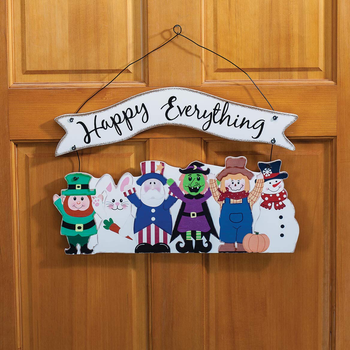 HOLIDAY PEAK Happy Everything Hanger, Year-Round Holiday Décor