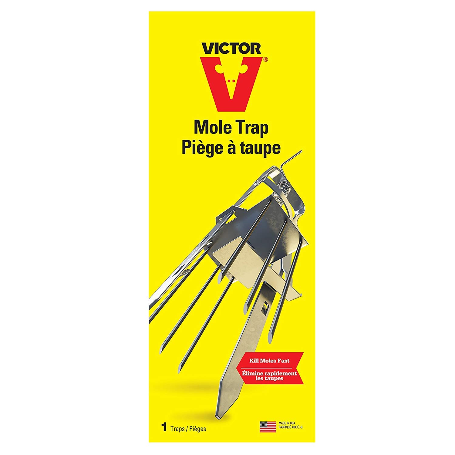 Victor Plunger Style Mole Trap for Quick and Clean Kill (2 Pack)