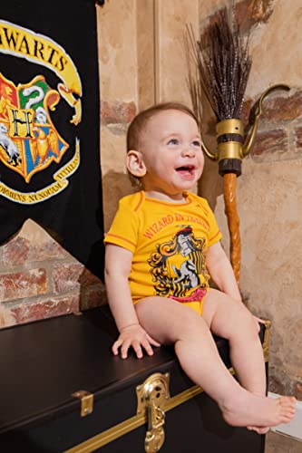 Harry Potter Hogwarts Newborn Baby Boys 4 Pack Short Sleeve Bodysuits 4-pack 0-3 Months