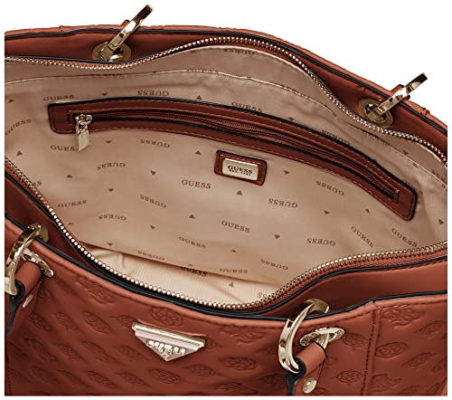 GUESS Noelle Small Elite Tote, Cognac