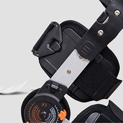 Knee Brace Medical Hinged ROM Knee Brace, Post OP Patella Injury Adjustable Immobilizer Brace Orthopedic Guard Protector Leg