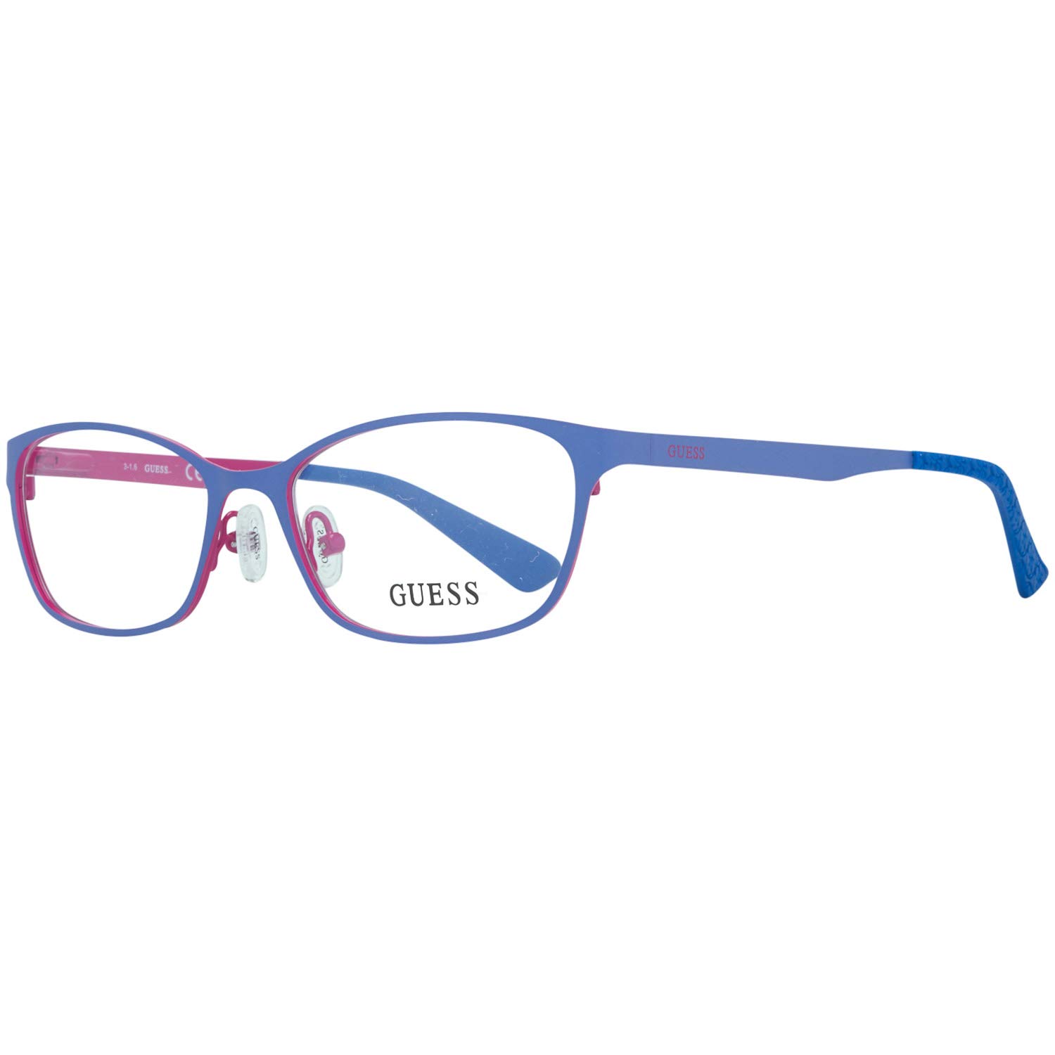 GUESS Unisex Blue Round Eyeglass Frames GU256309152