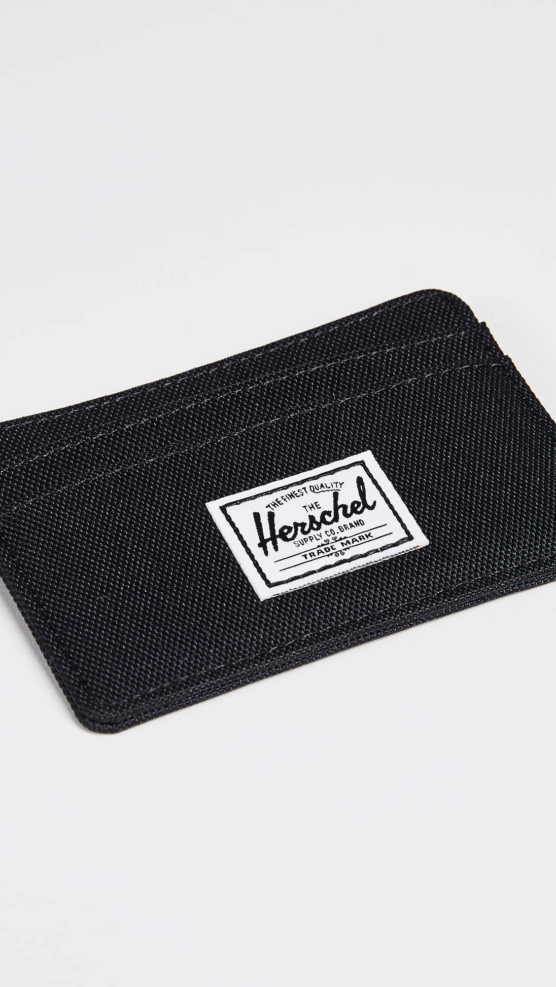 Herschel mens Charlie Rfid Card Case Wallet, black, One Size US