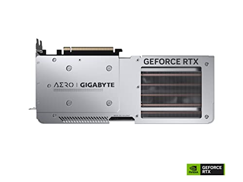 GIGABYTE GeForce RTX 4070 Ti AERO OC V2 12G Graphics Card, 3X WINDFORCE Fans, 12GB 192-bit GDDR6X, GV-N407TAERO OCV2-12GD Video Card