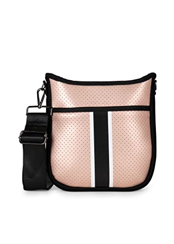 Jeri Fete Crossbody Tote by Haute Shore Rose Gold