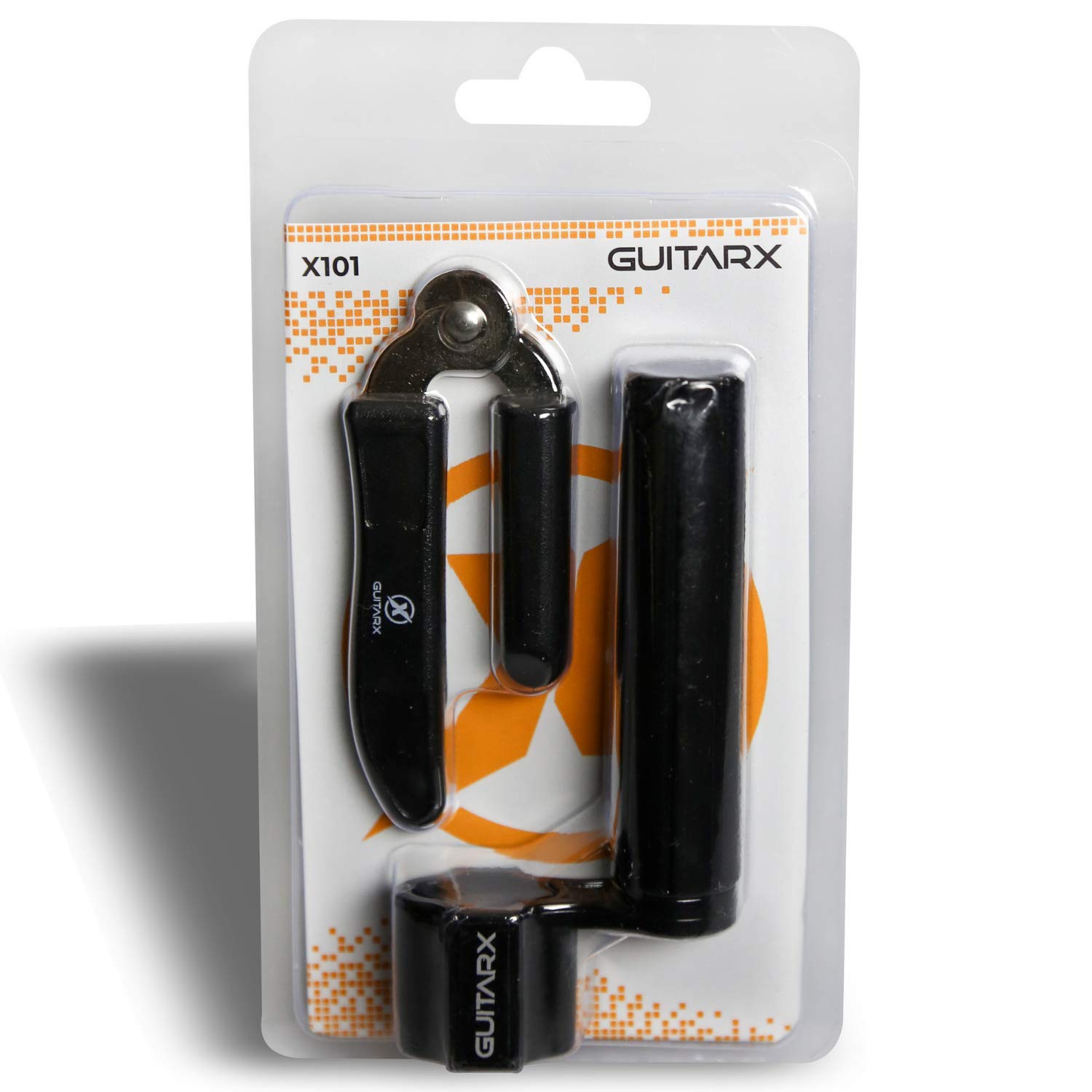 GUITARX X101 - Guitar String Winder and Cutter Set - Guitar Peg Winder For Easy n Quick String Changes - #1 String Winder for Acoustic Guitar, Electric Guitar, Banjo, Mandolin, Ukulele - Random Colors