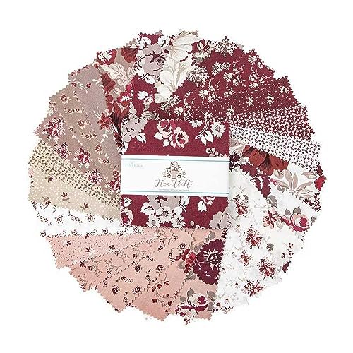 Gerri Robinson Heartfelt 5" Stacker 42 5-inch Squares Charm Pack Riley Blake Designs 5-13490-42