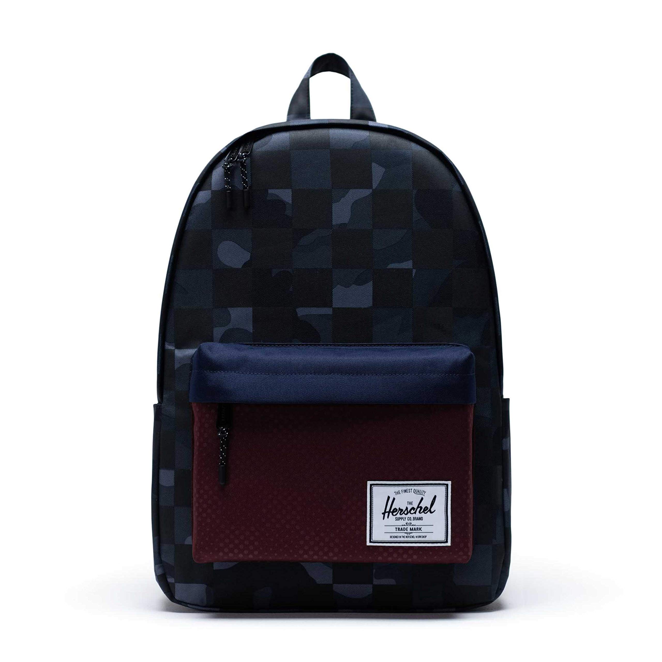 Herschel Supply Co. Classic X-Large Night Camo/Plum Dot Check/Checker One Size