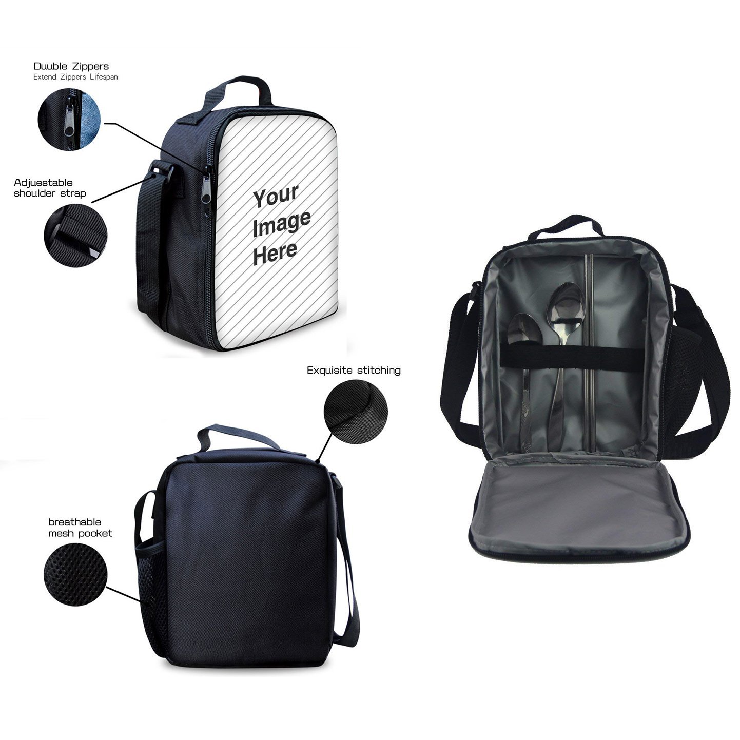 Howilath Fire Skull School Backpack Boys Kids School Bookbag Set, 17 Inch Travel Backpack for Boys College Bookbags Shoulder Bag Pencil Cases Lunchbox