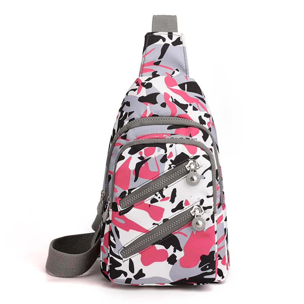 HLKANI LIVE Sling Bag for Women, Crossbody Bag Travel Sling Backpack Shoulder Chest Bag Daypack for Hiking Walking
