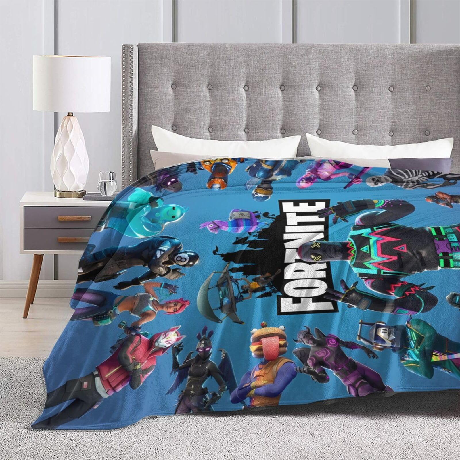 Game Blanket Cartoon Throw Blanket Ultra-Soft Blanket for Couch Bed Living Room Bedroom Car 50"X40"