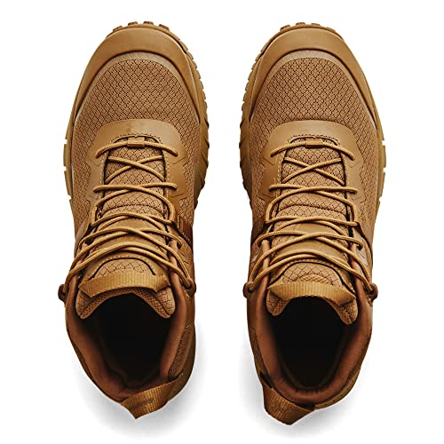 Under Armour Men's Micro G Valsetz Mid Hiking Boot, Coyote (200)/Coyote, 10.5