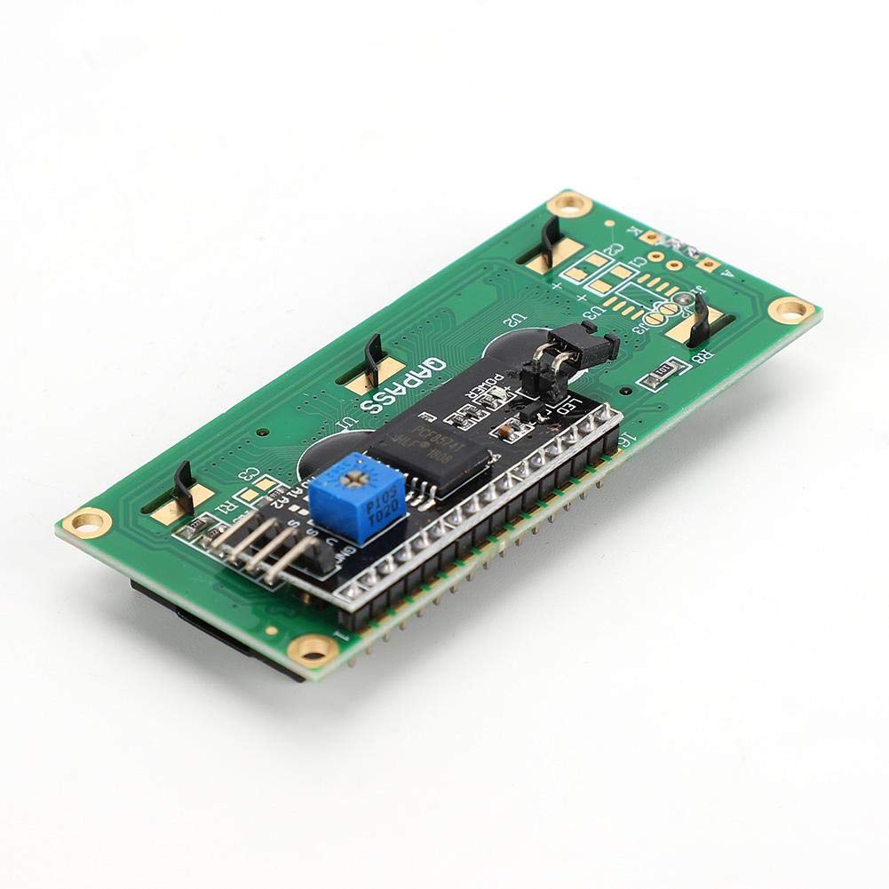 HW-060A LCD Display Module, 3.3V 1602 LCD Screen IIC I2C Module Interface Adapter for Arduino Uno Raspberry pi, Blue Backlight