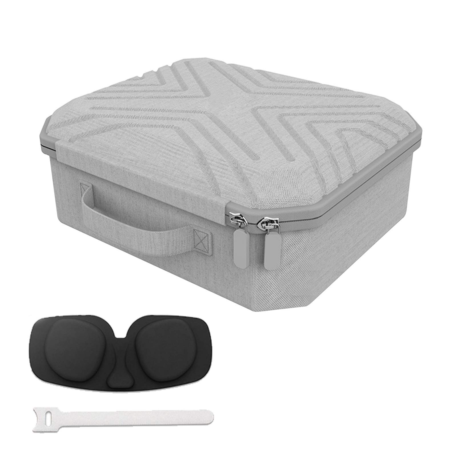 GEZICHTA Travel Case for Oculus Quest 2, VR Gaming Headset Storage Box, Portable EVA Carrying Case with Handle for Oculus Quest 2