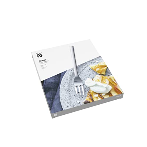 WMF 12.9166.6046 Cake Forks Set, Stainless Steel, Silver, 21.1 x 17.5 x 2 cm