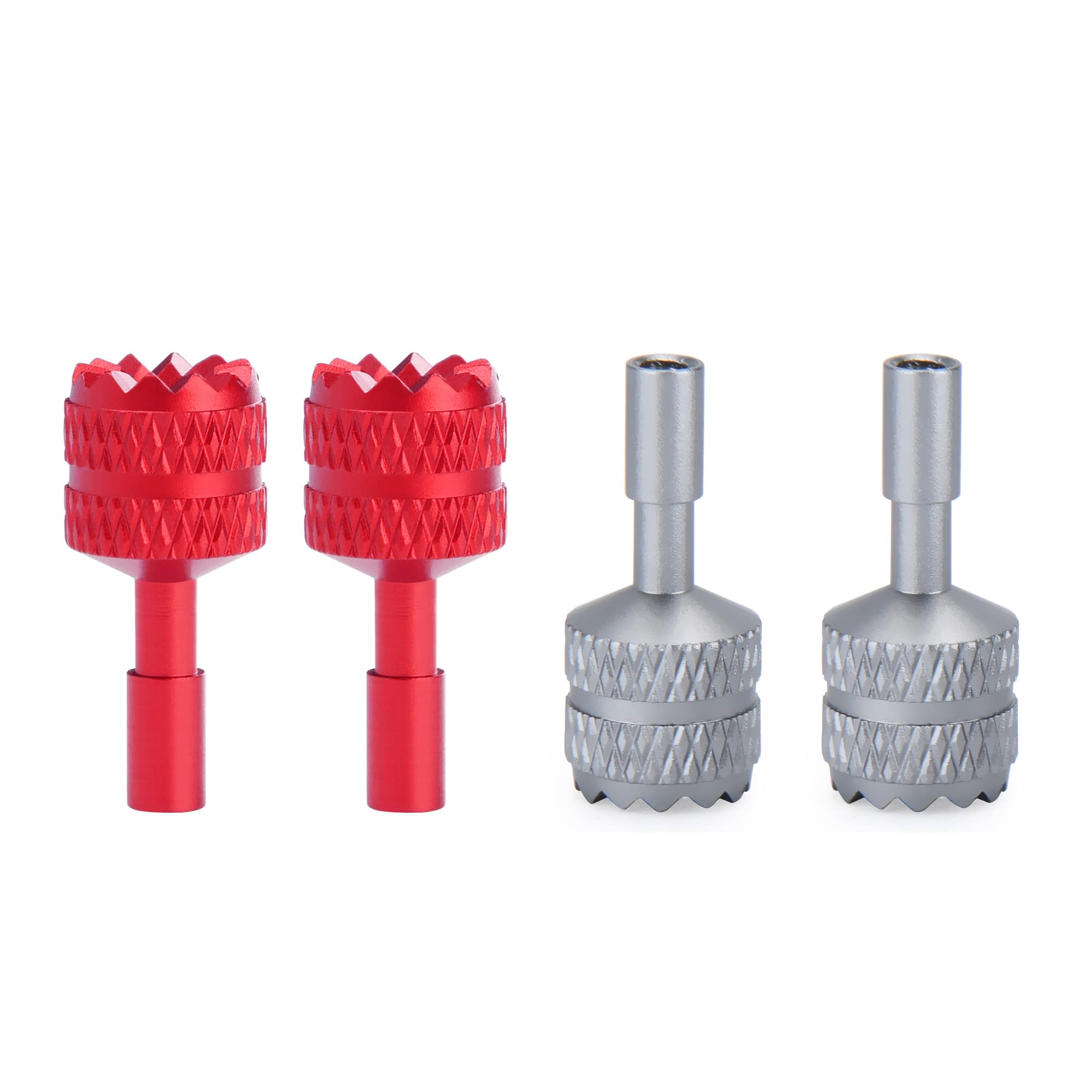 Mini 3 Pro Controller Sticks for DJI RC, Aluminum Alloy Remote Control Thumb Stickers/Joystick/Rocker Replacement Parts for DJI Mini 3 Pro Accessories (Dark-sliver)