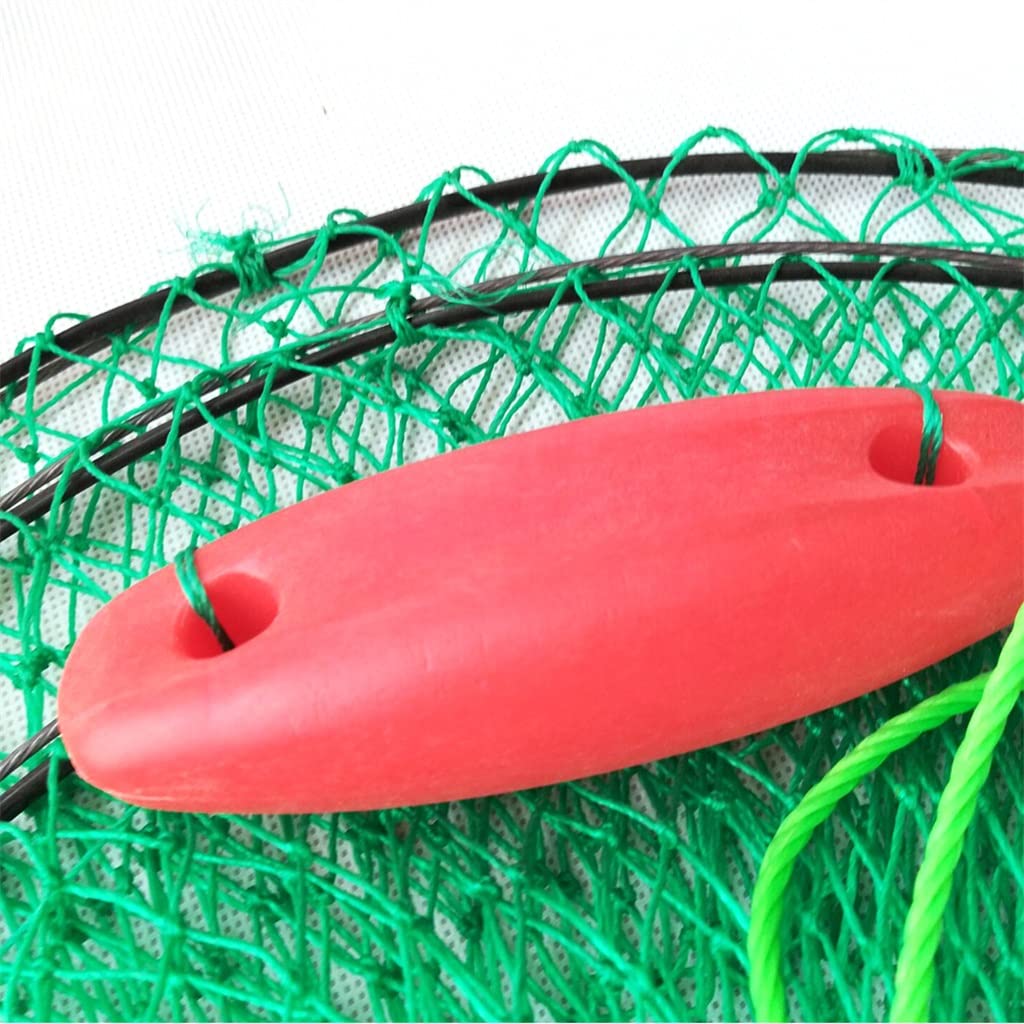 JIAMEI Fishing Net Fishing Tackle Folding Portable Net Cage Boat Fishing Accessories Three Float Ball Cast Net