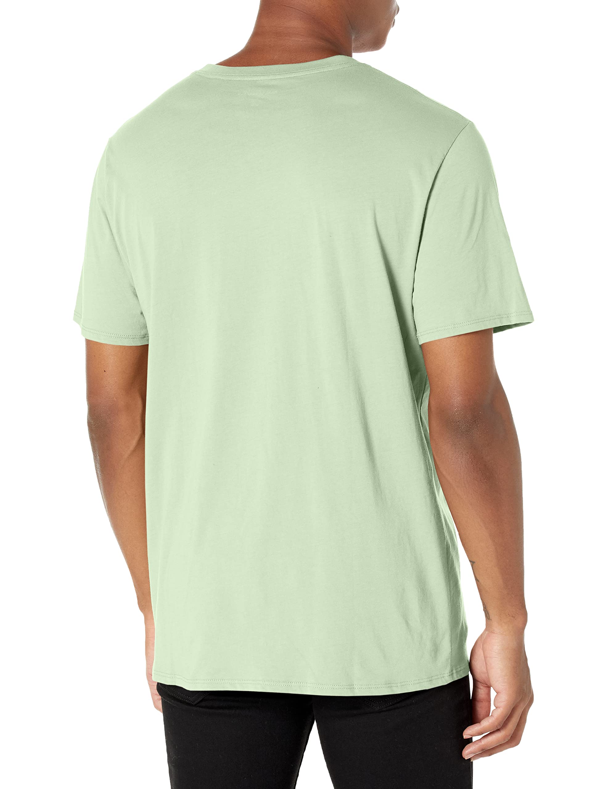 Karl Lagerfeld Paris Men's Karl Profile V-Neck Shirt, Swamp, Medium