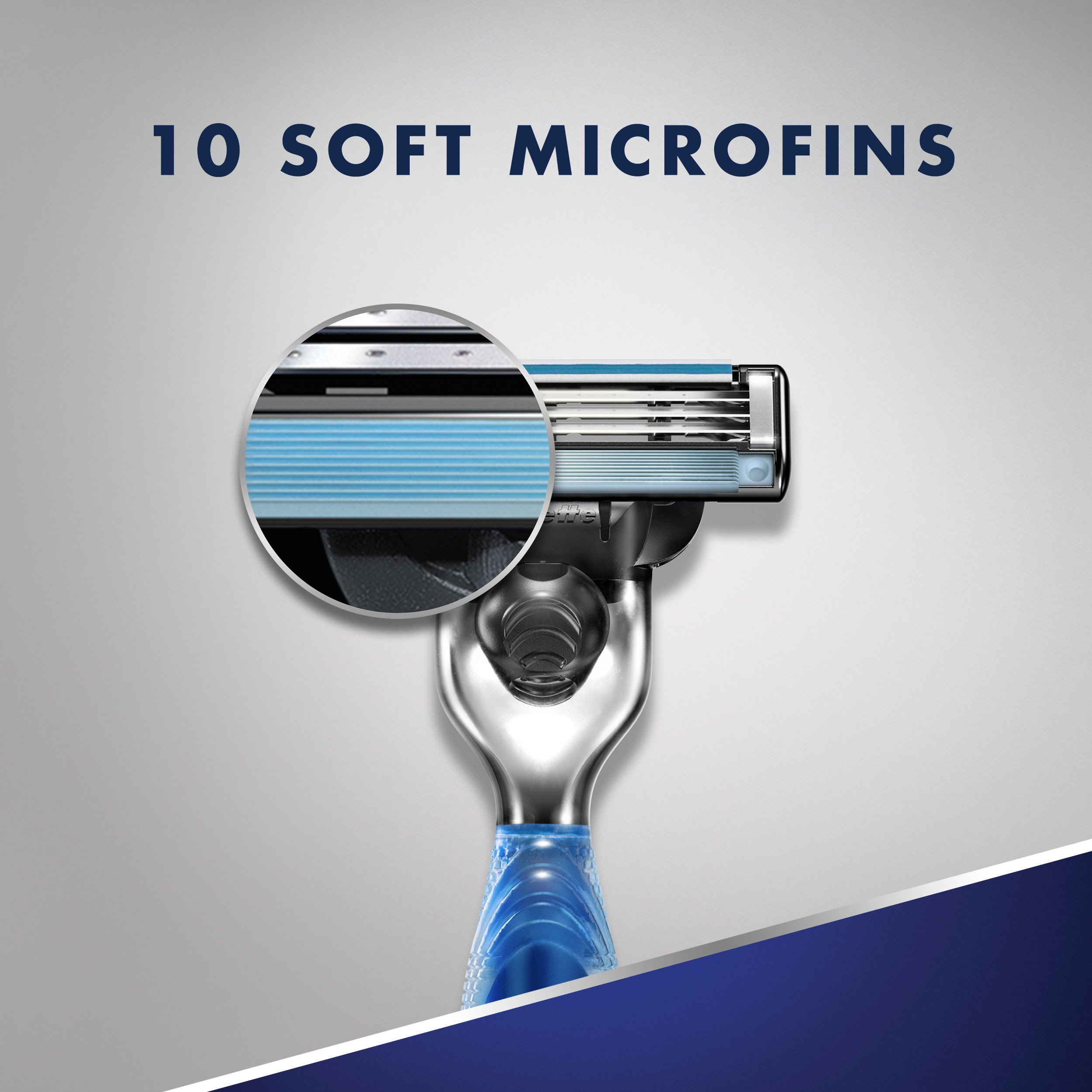 Gillette Venus Gillette3 Men's Razor handle 2 Refills
