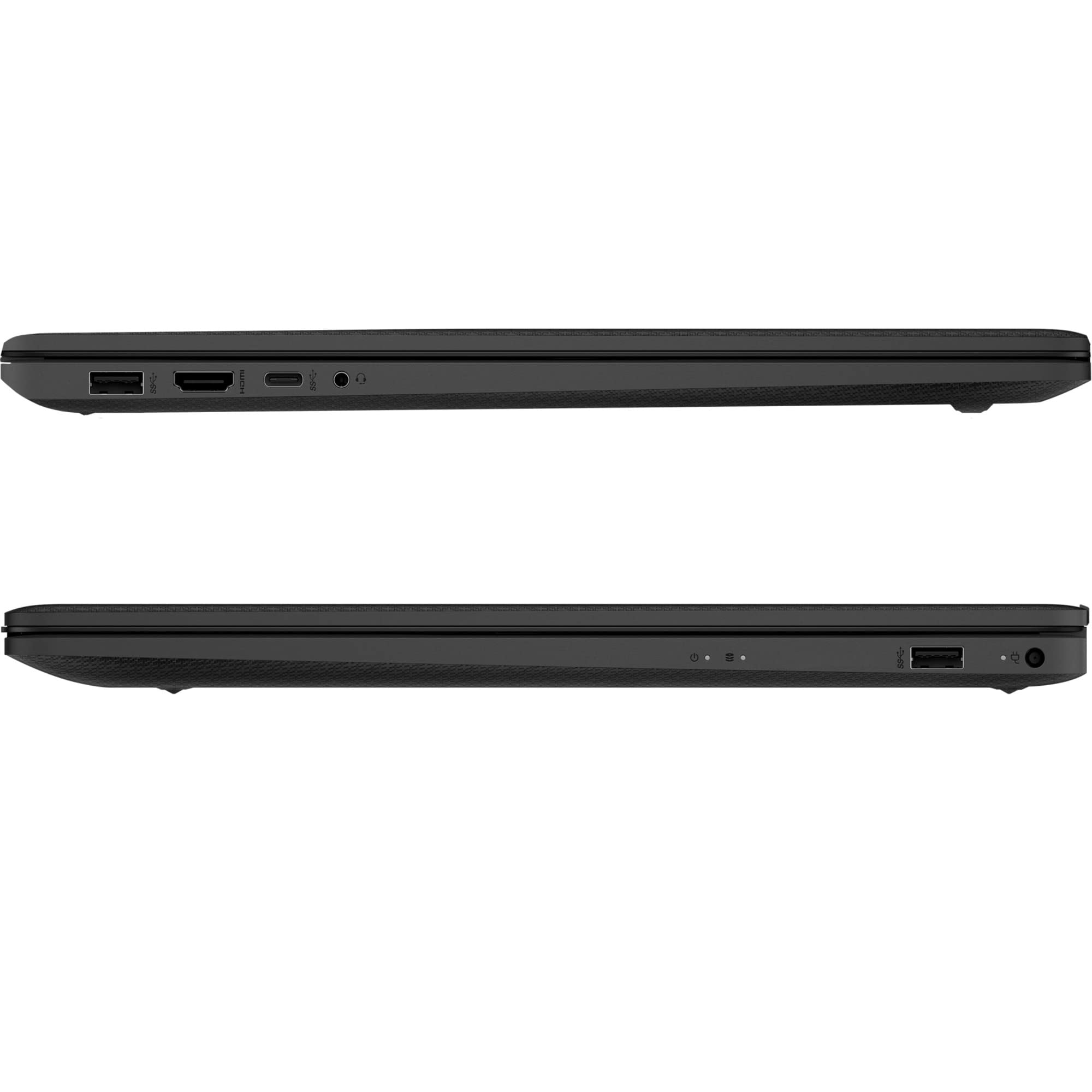HP 17 17.3" HD+ Laptop Computer, AMD Athlon Gold 7220U up to 3.7GHz, 8GB DDR4 RAM, 128GB PCIe SSD, 802.11AC WiFi, Bluetooth 4.2, Type-C, Webcam, Jet Black, Windows 11 Home, BROAG Cable