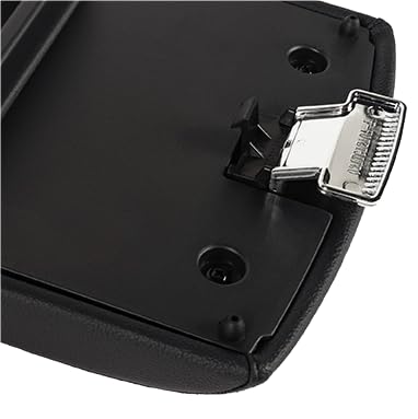 KARPAL Center Console Armrest Cover Lid Latch Hinge Leather Compatible With 2013-2018 Ford Flex FA8Z7406024AA 6-Speed Auto Trans Black