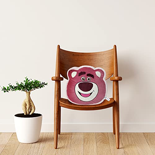 MINISO Disney Lotso Decorative Throw Pillow - 15" Super Soft Toy Story Plush Squishy Couch Pillow for Home Living Room Sofa Hug Figurine Stuffed Toy