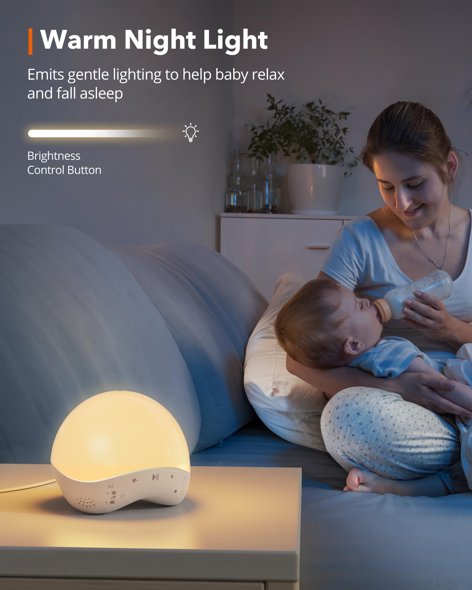 HawKam Desk Lamp/Light with Night Light for Kids,10000 Lux Daylight Lamp Touch Control with 20%-100% Adjustable Brightness Levels,Memory Function & Compact Size for Home Office Travelling