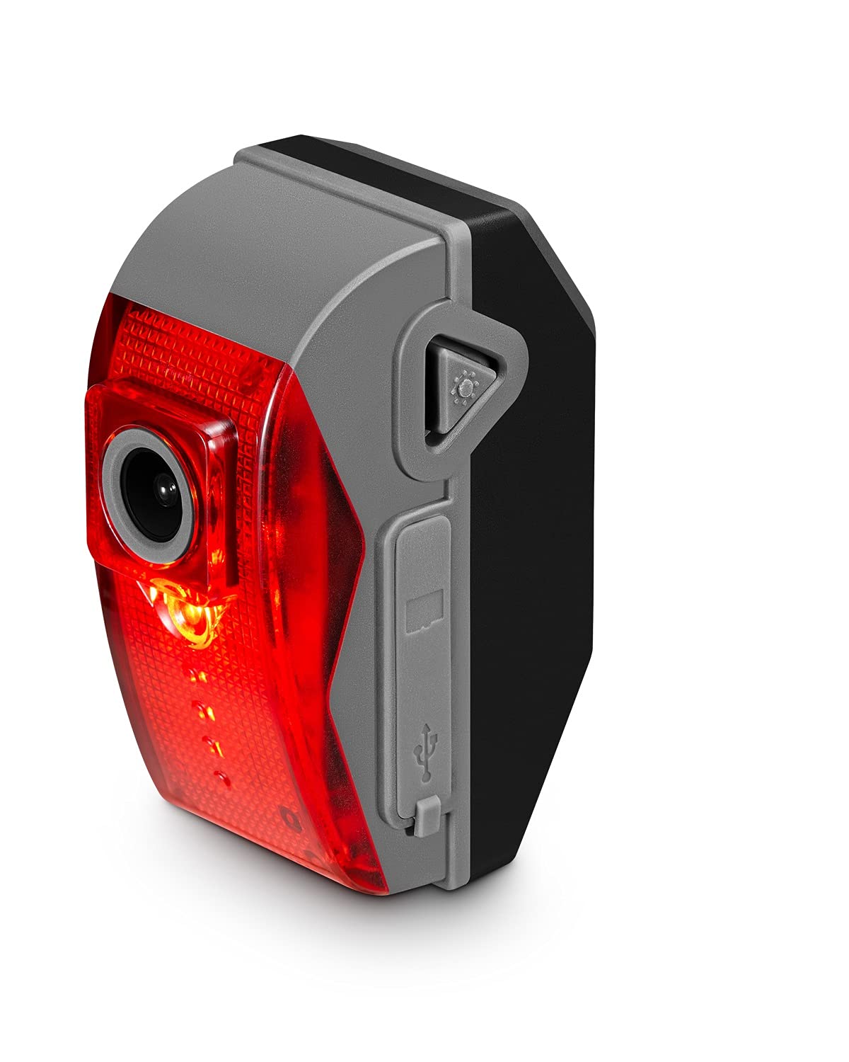 GIZTEK Rear Bike Light Camera Combo, 1080P Full HD, Built-in Rechargeable Battery, 32GB Memory Card Included, Rear Cycling Camera with Tail Light