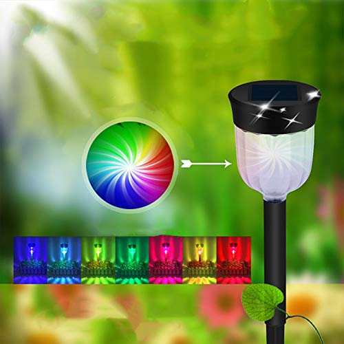 Home Garden Plug-in Lights, Solar Led Energy-Saving Lights, Colorful Flashing Lamp Beads, Intelligent Sensor Automatic Switch Lights, Suitable for All Kinds of Weather.