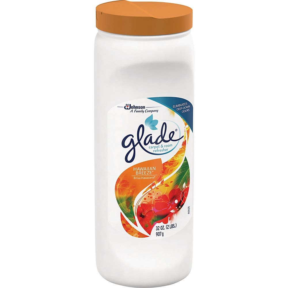 Glade Carpet and Room Refresher, Deodorizer for Home, Pets, and Smoke, Hawaiian Breeze, 32 Oz.