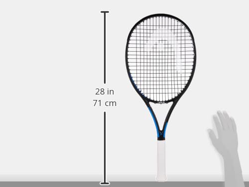 HEAD Graphene Laser Oversize Pre-Strung Tennis Racquet with Large Sweetspot and Power, Black/Blue