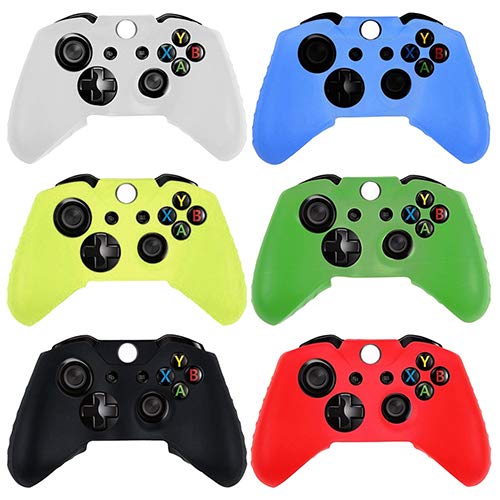 Glamsville The Game Set Fashion Game Controller Silicone Gel Case Cover Skin for Microsoft Xbox One Red