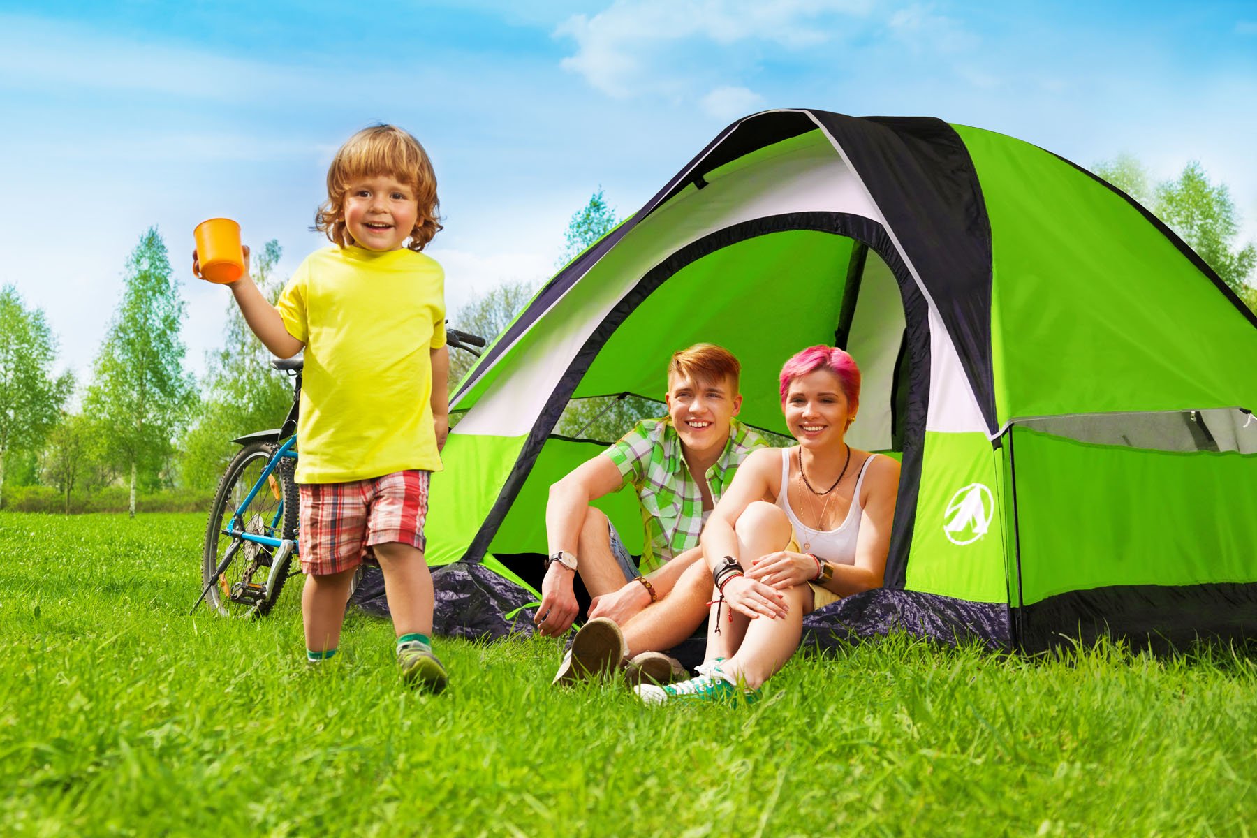 GIGATENT 7′ X 7′ 3 PERSON 3 SEASON Dome TENT waterproof & UV resistant fabric carry bag Included