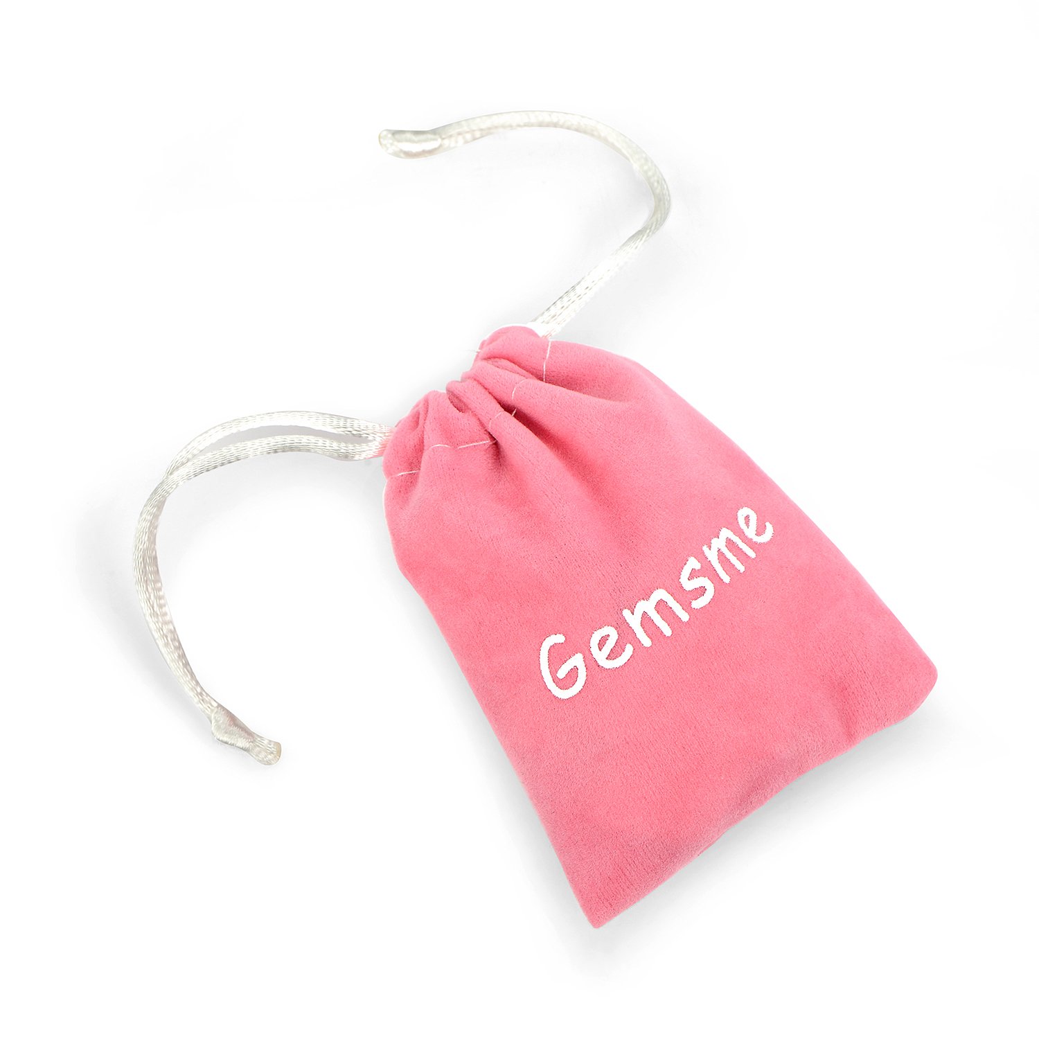 Gemsme 18K White Gold Plated Tennis Necklace/Bracelet/Earrings/Band Ring Sets Pack of 4 (7)