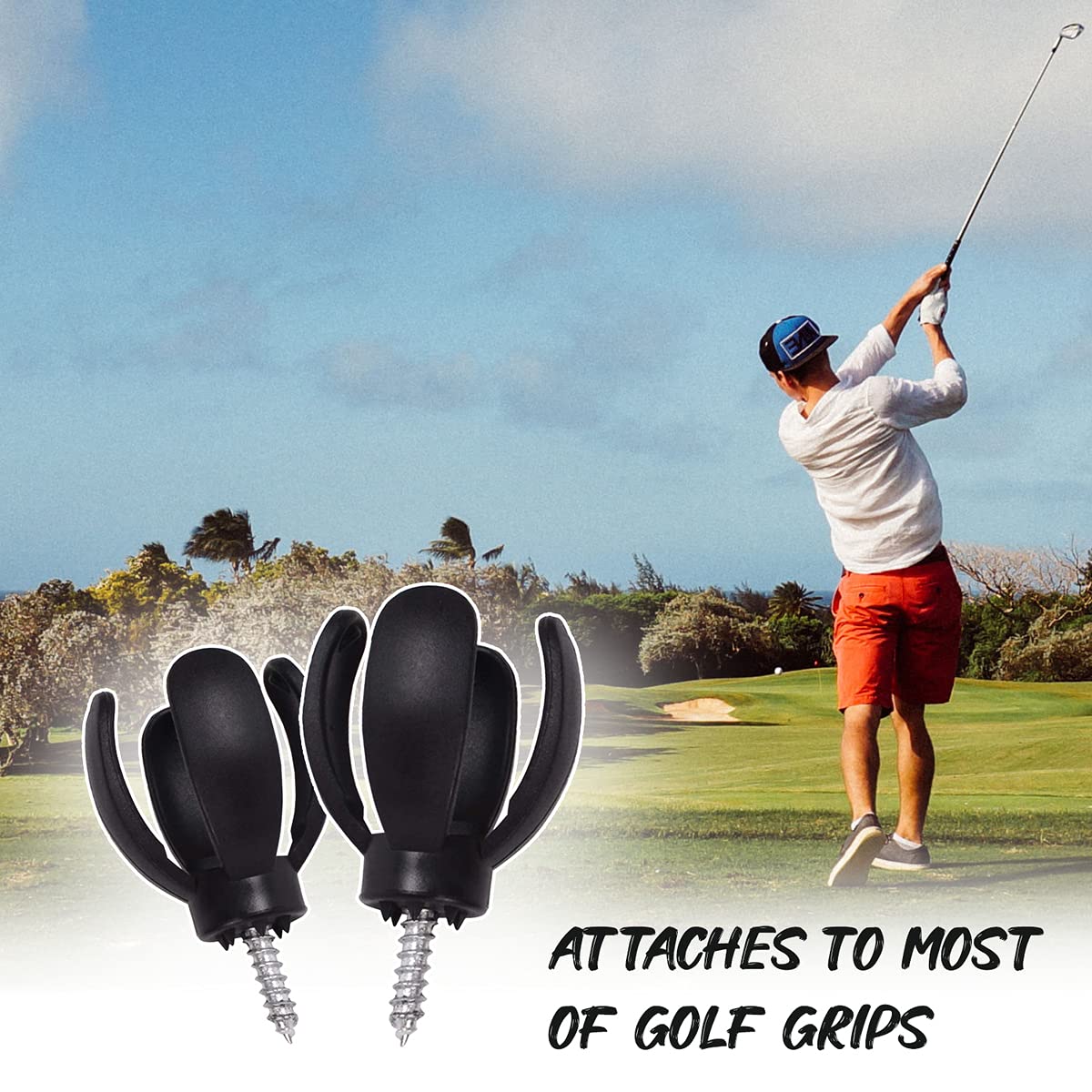 Golf Ball Retriever for Putter - 5Pcs Golf Ball Picker Upper for Putter Ball Grabber Tool Golf Putter Ball Retriever Tool Golf Ball Grabber - Suction Cup Balls Picker Womens Golf Accessories for Men