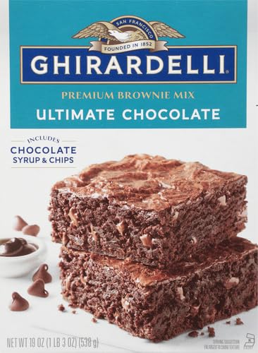 GHIRARDELLI Ultimate Chocolate Premium Brownie Mix, 19 Oz