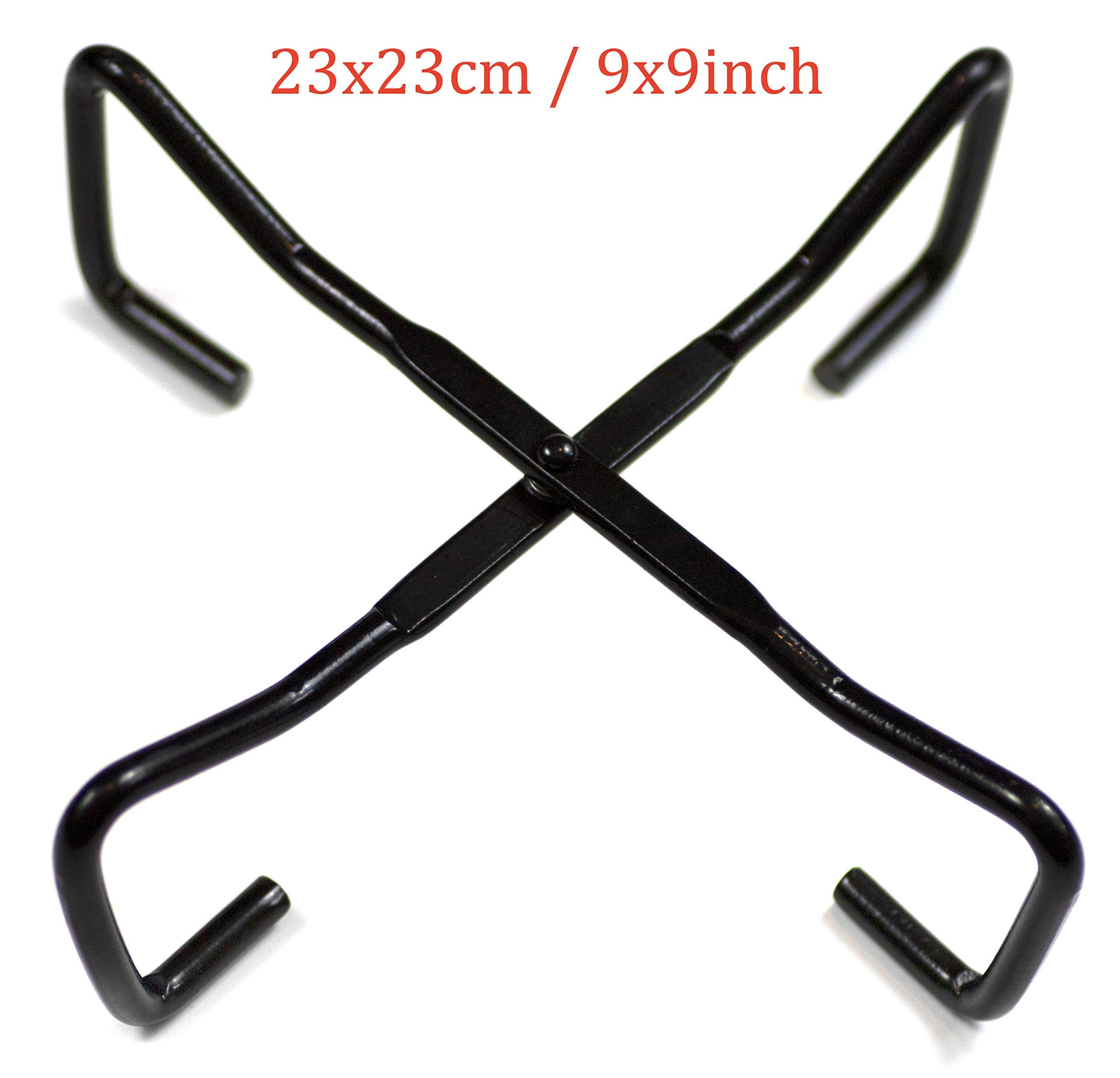 Home Dillies Dutch Oven Lid Lifter, 17 inch, and 4 in 1 Camp Stand Tool: OutdoorCampfire Cooking Accessories Set Complete with Red Handle Sleeve