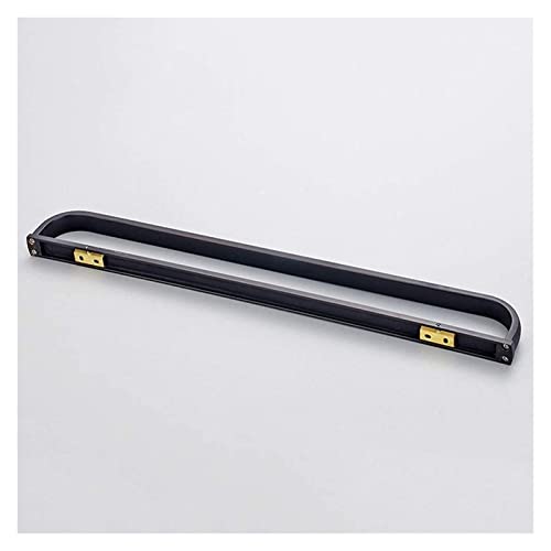 Towel BAR Rack Towel Shelfs,Simple Black Bathroom Towel Rack Bathroom Hardware Single Rod Towel Rack Black Copper Towel Bar