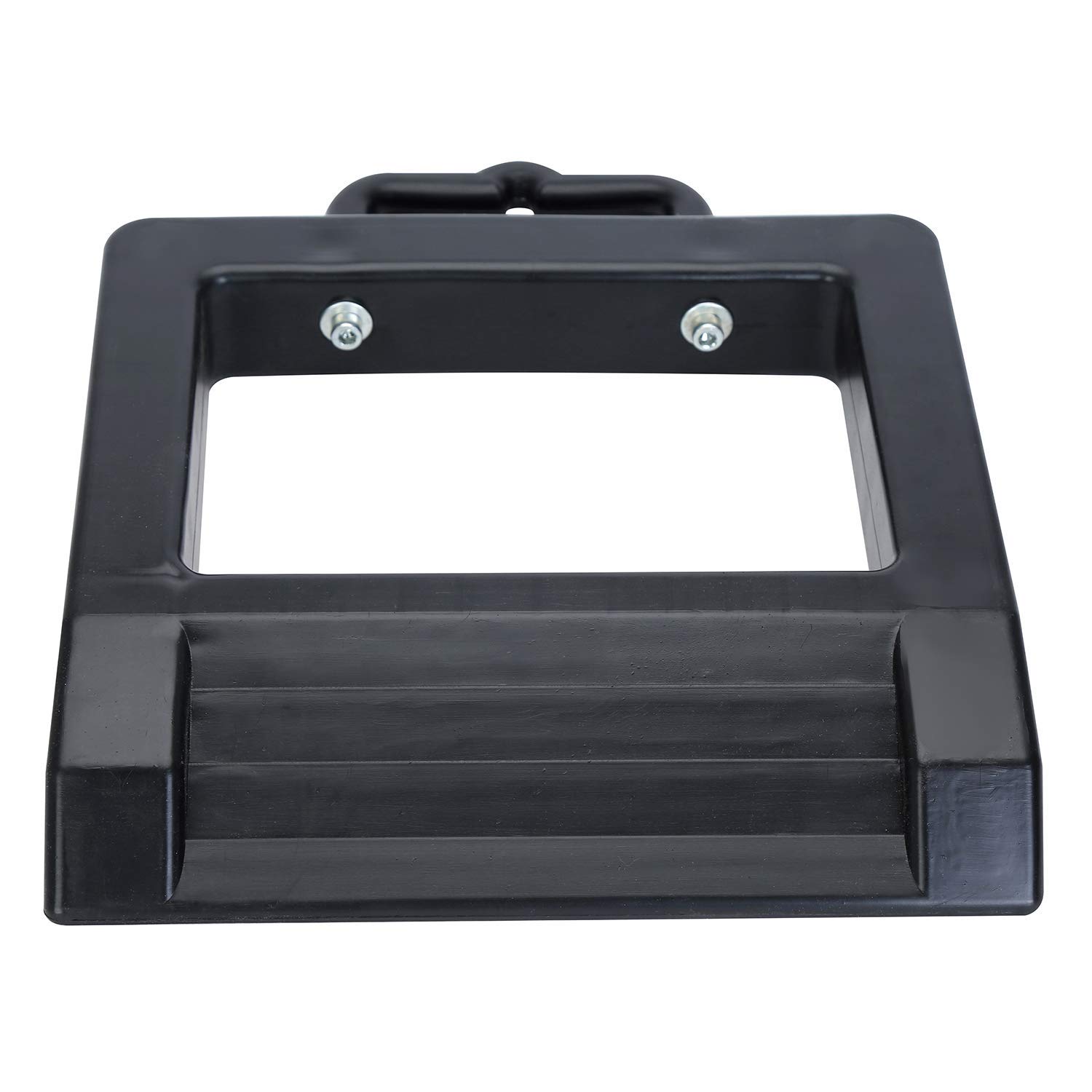 Homeon Wheels Pallet Jack Stopper Truck Chock Heavy Duty Pallet Jack Chock 14.2" Length x 11.6" Width x 2" Height 2 Pack (Black) and One T Level