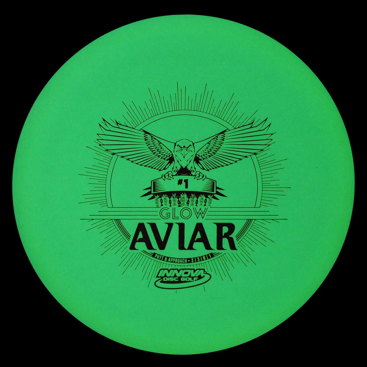 Innova Aviar (Glow DX) Putter & Approach Golf Disc, Pick Weight/Color [Stamp & Exact Color May Vary] White 160-166 Grams