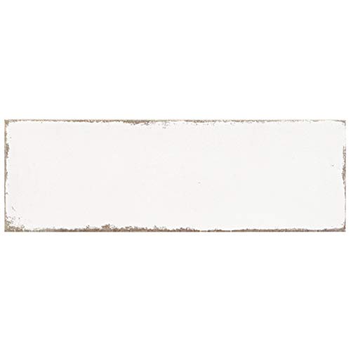 Ivy Hill Tile Santa Fe White 3.93x11.96 in. Polished Ceramic Wall Tile (33 Pieces 10.76 Sq. Ft. / Case)