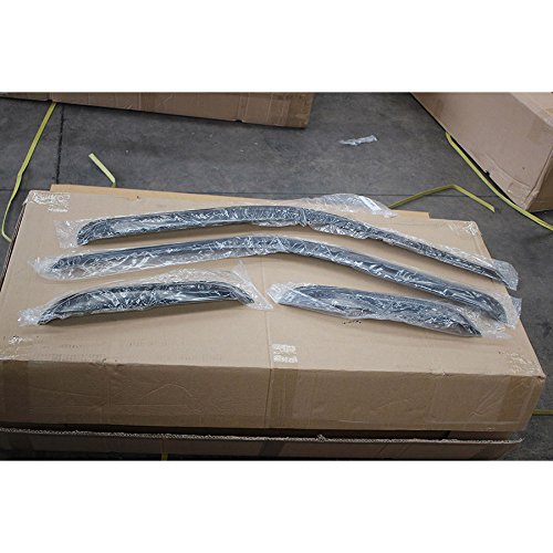 Gevog 4-Piece Side Window Deflector Original Window Visors Replacement for 1999-2016 F250 F350 F450 Super Duty Extended Cab Sun Rain Guard Visor