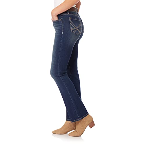 WallFlower Women's Legendary Slim Bootcut Mid-Rise Belted Insta Stretch Juniors Jeans (Standard and Plus), Eden, 11