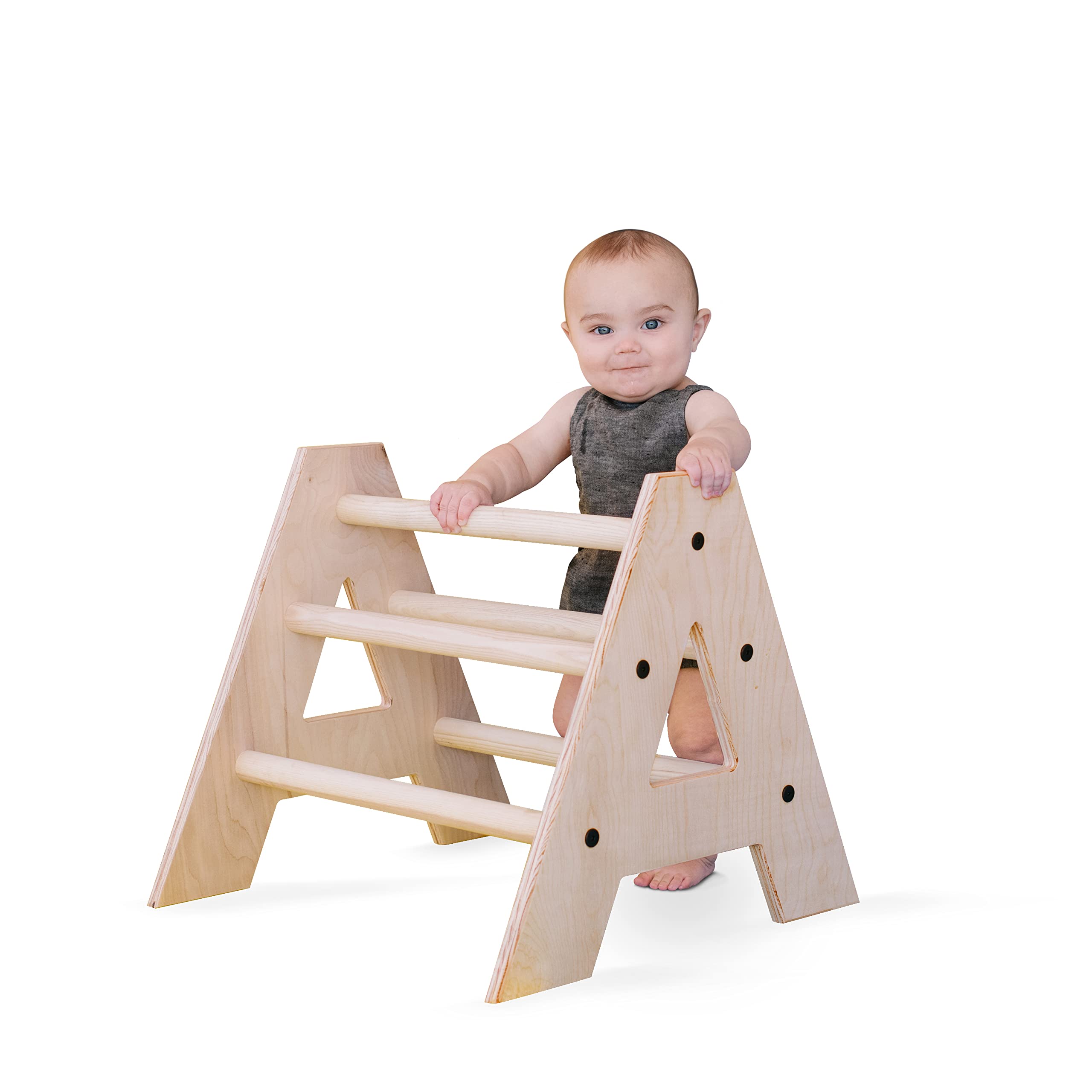 Homi Baby Mini Climbing Triangle - Perfect to Help Little Ones Build Strength to Stand - Made in The USA
