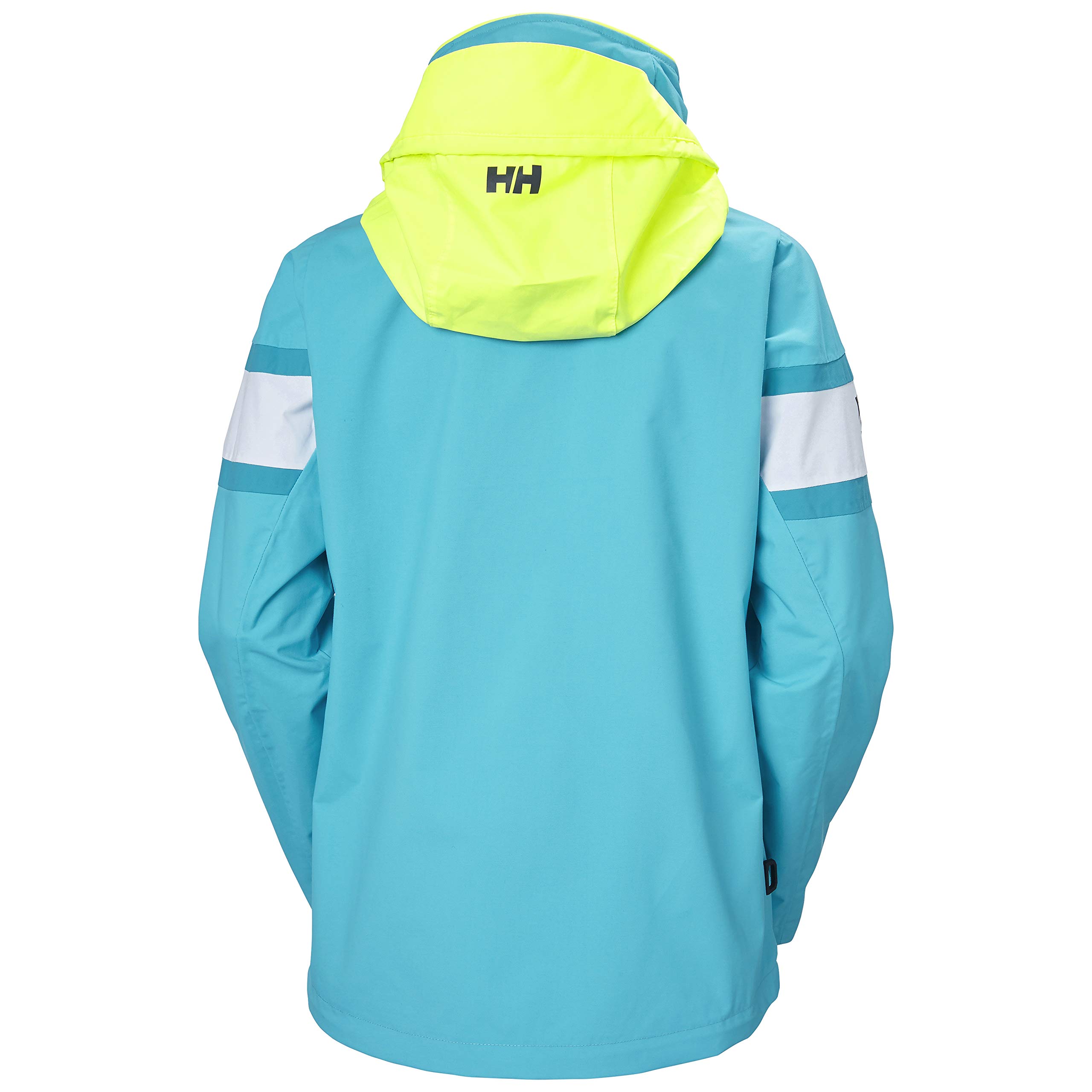 Helly Hansen Women's Salt Flag Waterproof Windpoof Breathable Sailing Jacket, 414 Reef Green, X-Small