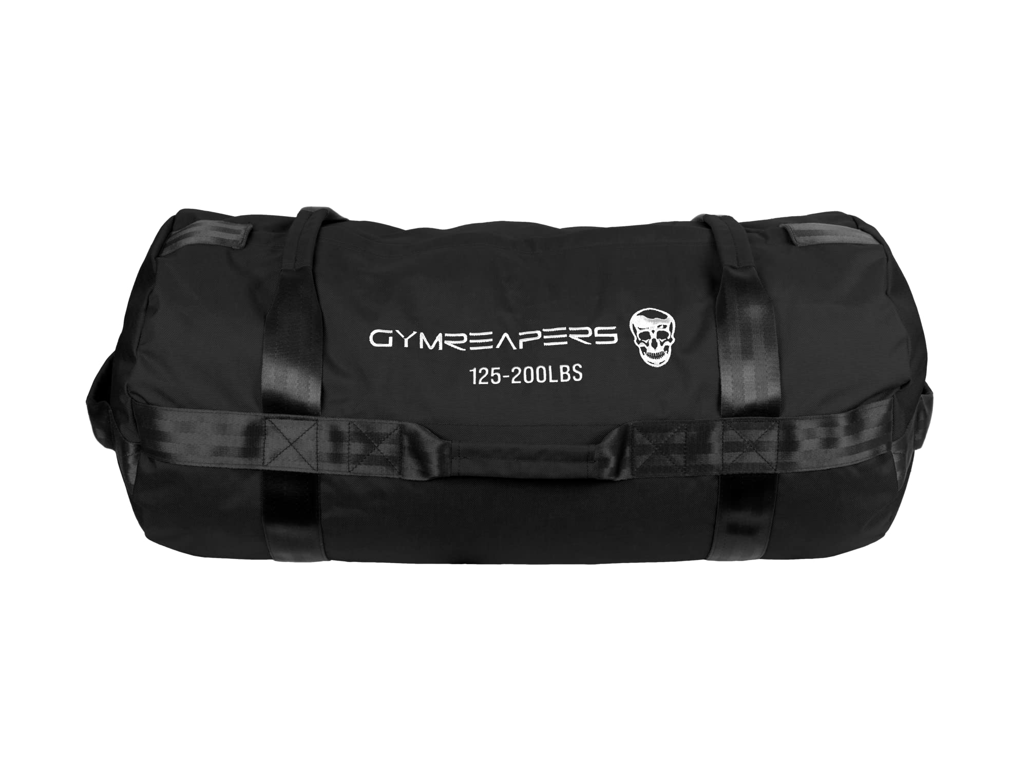 Gymreapers Strength Training Sandbags - Heavy Duty Workout Equipment for Home Training, Cross Training, Military Conditioning & Exercises (Black, 50-125 lbs)