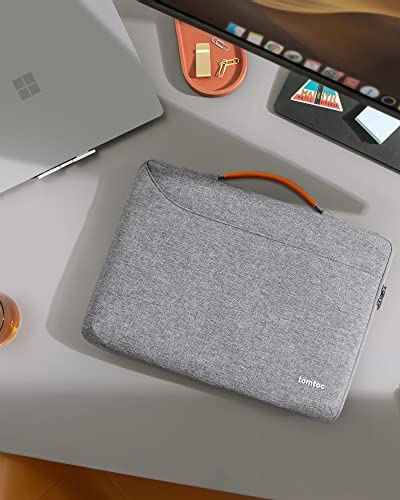 tomtoc 360 Protective Laptop Sleeve for 15.6 Inch Acer Aspire E 15, 15.6 inch ASUS ROG Zephyrus, HP Pavilion 15, More 15.6 Inch Asus Dell Samsung Notebook Ultrabook, Gray