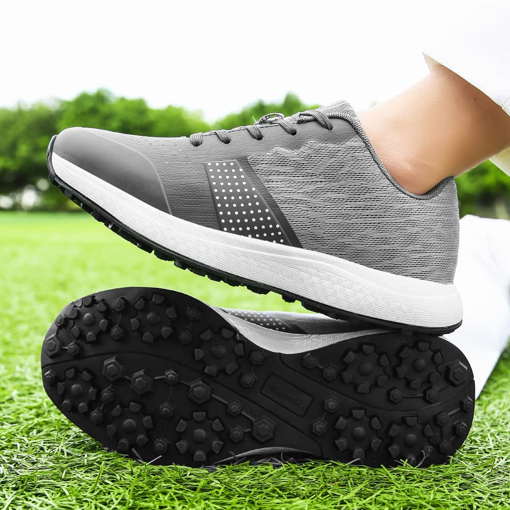 Ifrich Professional Men Golf Shoes Comfortable Spikeless Outdoor Golf Walking Sport Sneakers for Men