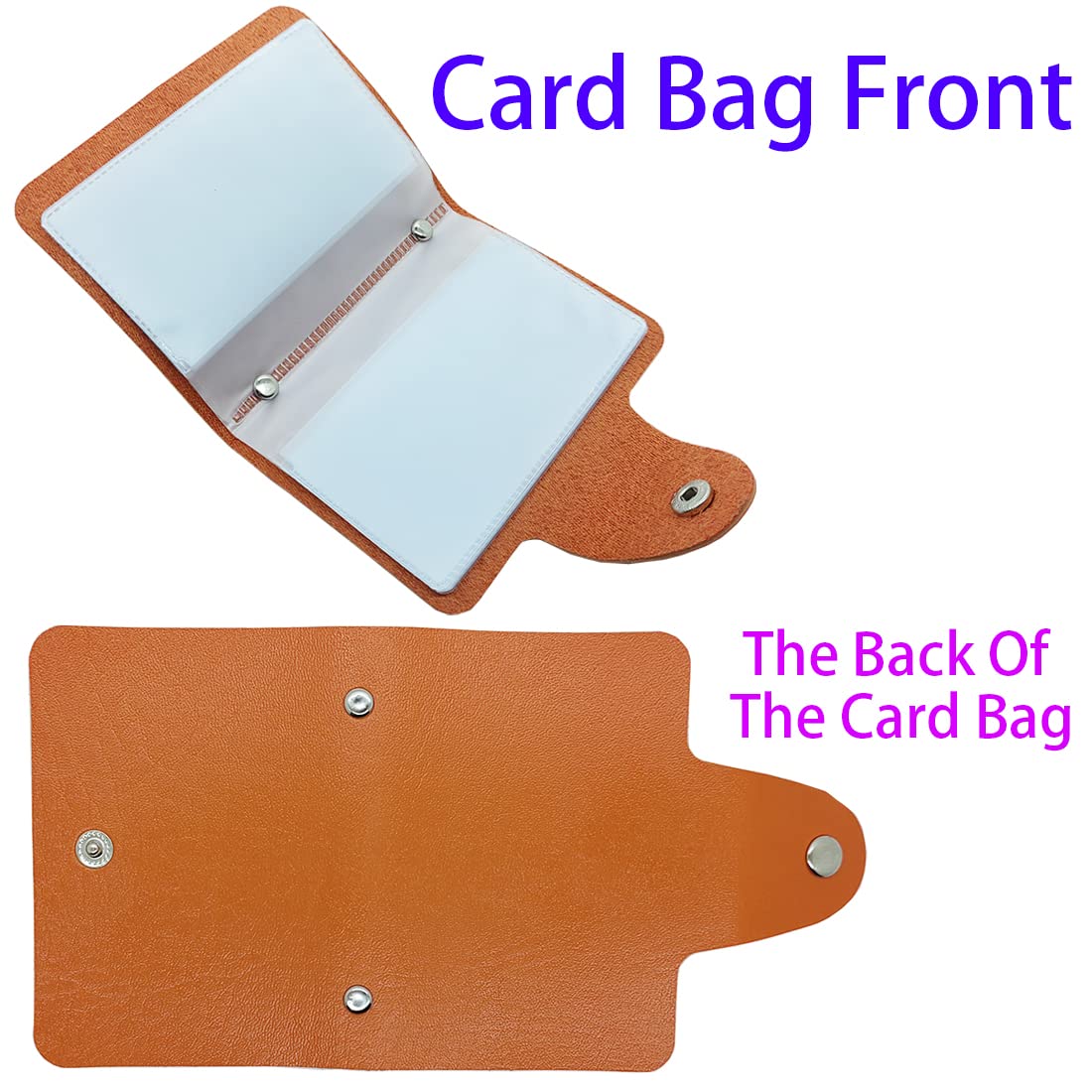 Gikfun Fashion Soft Credit ID Card Holder Case Purse Pocket Wallet Pouch Organizer 24 Slots (Pack of 5pcs) EK8430